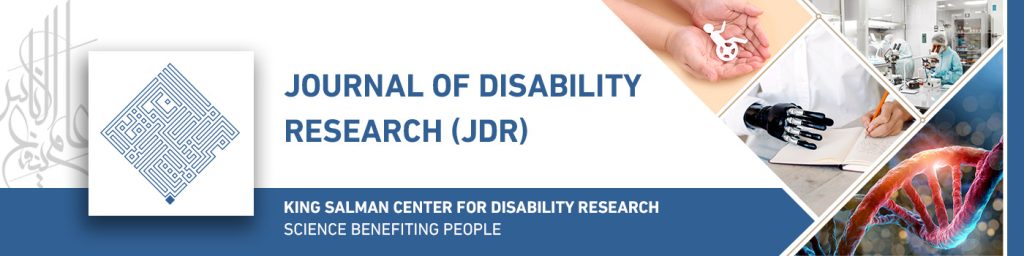 Journal of Disability Research (JDR)
